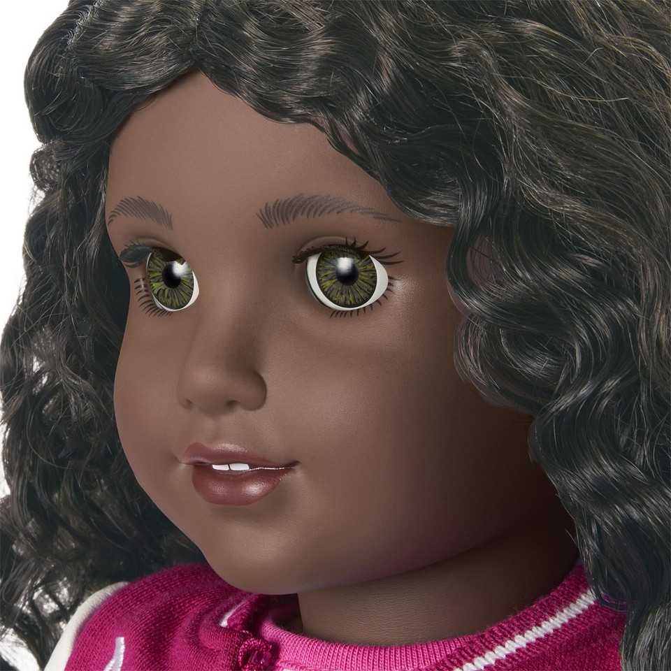 American Girl, Truly Me 18-inch Doll #127 with Hazel Eyes, Curly Dark ...