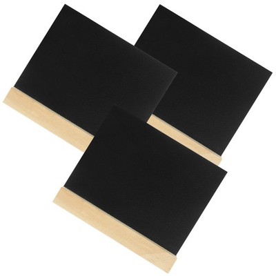 3 Pcs Mini Chalk Boards Signs Double-sided Blackboard Chalkboard Table ...