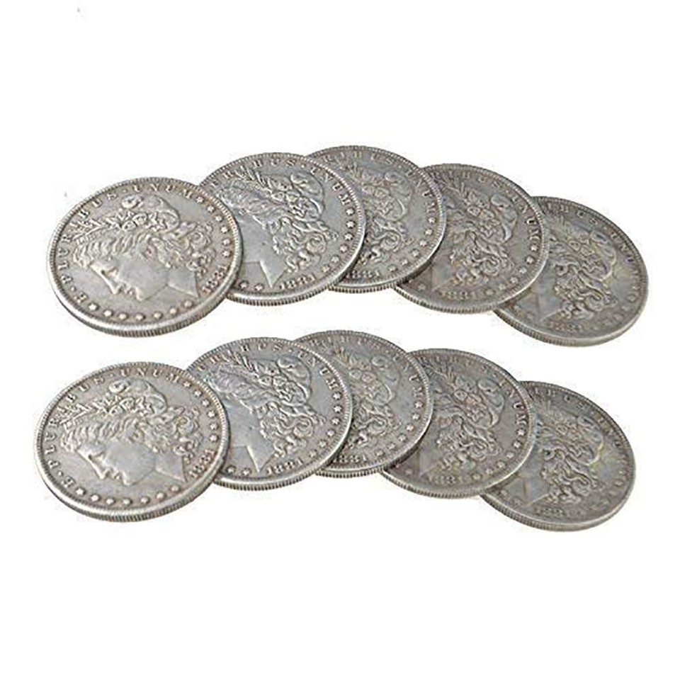 Steel Morgan Dollar (3.8cm Dia) Coin Magic Tricks Coins Gimmicks ...