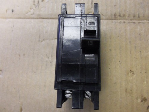 Square D QOU QOU215 2 pole 15 amp Circuit Breaker black | eBay