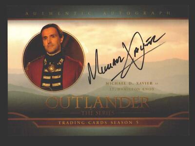 Outlander Season 5 Michael D. Xavier as Lt. Hamilton Knox MX Autograph ...