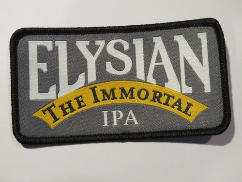 Cool Beer Fabric Patch ~ ELYSIAN Brewing The Immortal IPA ~ Seattle ...