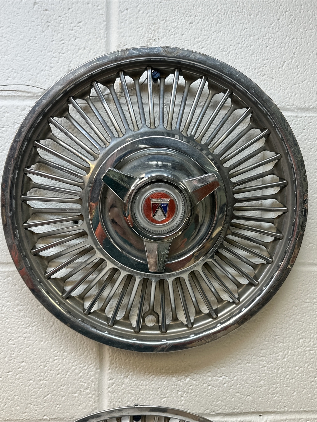 OEM Ford Set of 4 13" spinner wire hubcaps 1963-65 Mustang Falcon ...