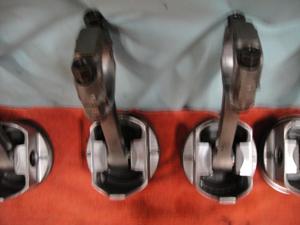 BBC 10.5:1 Pistons and Dimple Rods. Piston Part # L2240N 30over | eBay