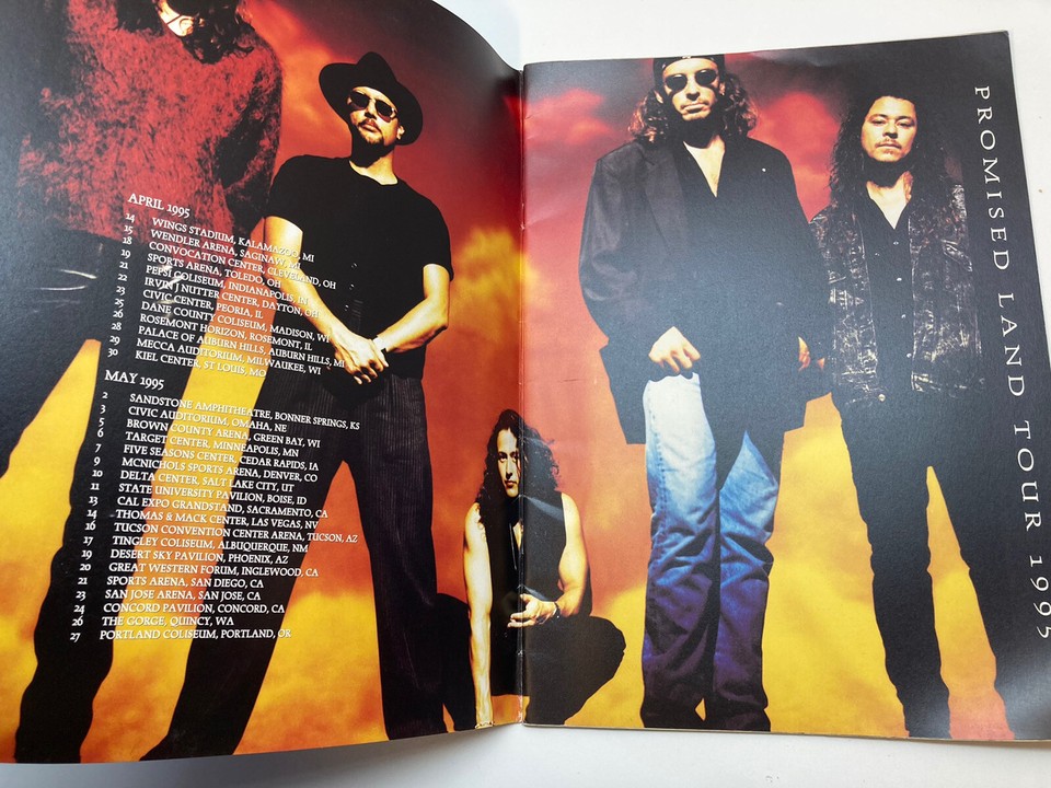 QUEENSRYCHE 1995 PROMISED LAND U.S. TOUR CONCERT PROGRAM BOOK Free ...