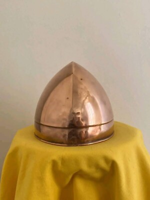 Pilos helmet,Greek pilos helmet, Italian helmet, reenactment helmet,18g ...