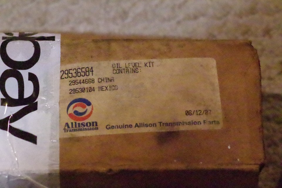 Allison 29549754 Oil Level Sensor Kit, OEM, New condition. | eBay