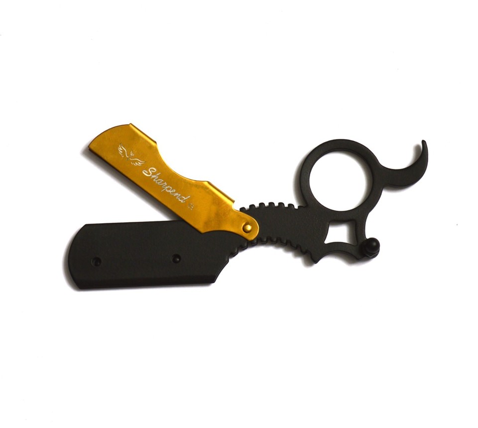 SHARPEND BARBER RAZOR SHAVING BEARD BUNDLE SALON HAIRDRESSING SCISSORS ...