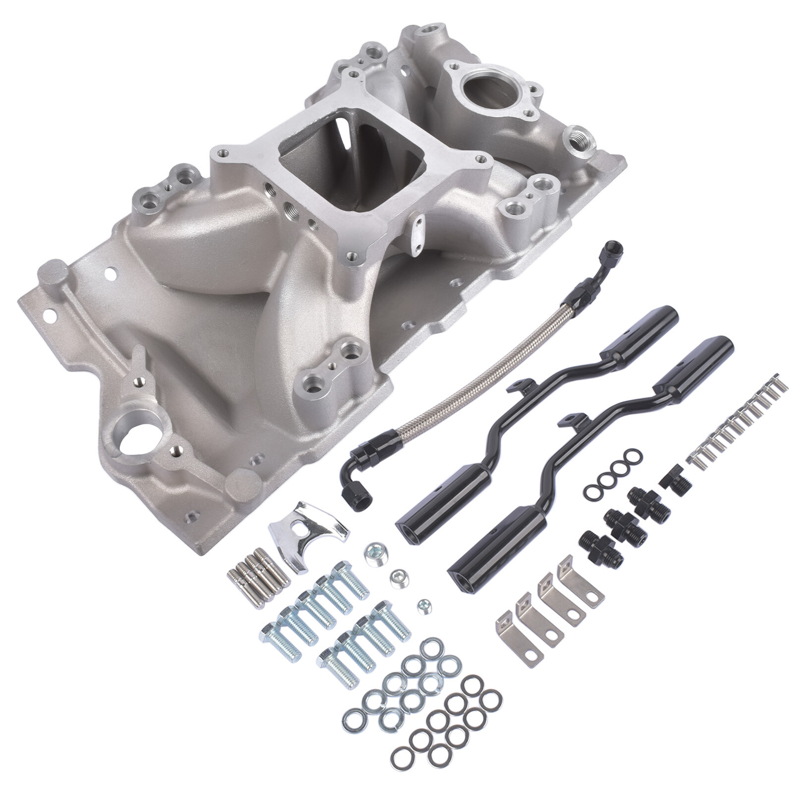 For Chevy Small Block V8 300-260 EFI Single Plane Fuel Injection Intake ...