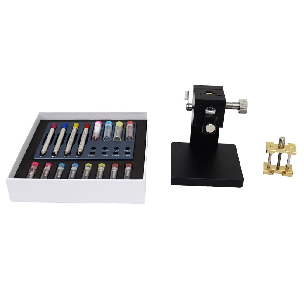 INTBUYING® Watch Hand Setting Fitting Press Holder Support w/ Parts ...