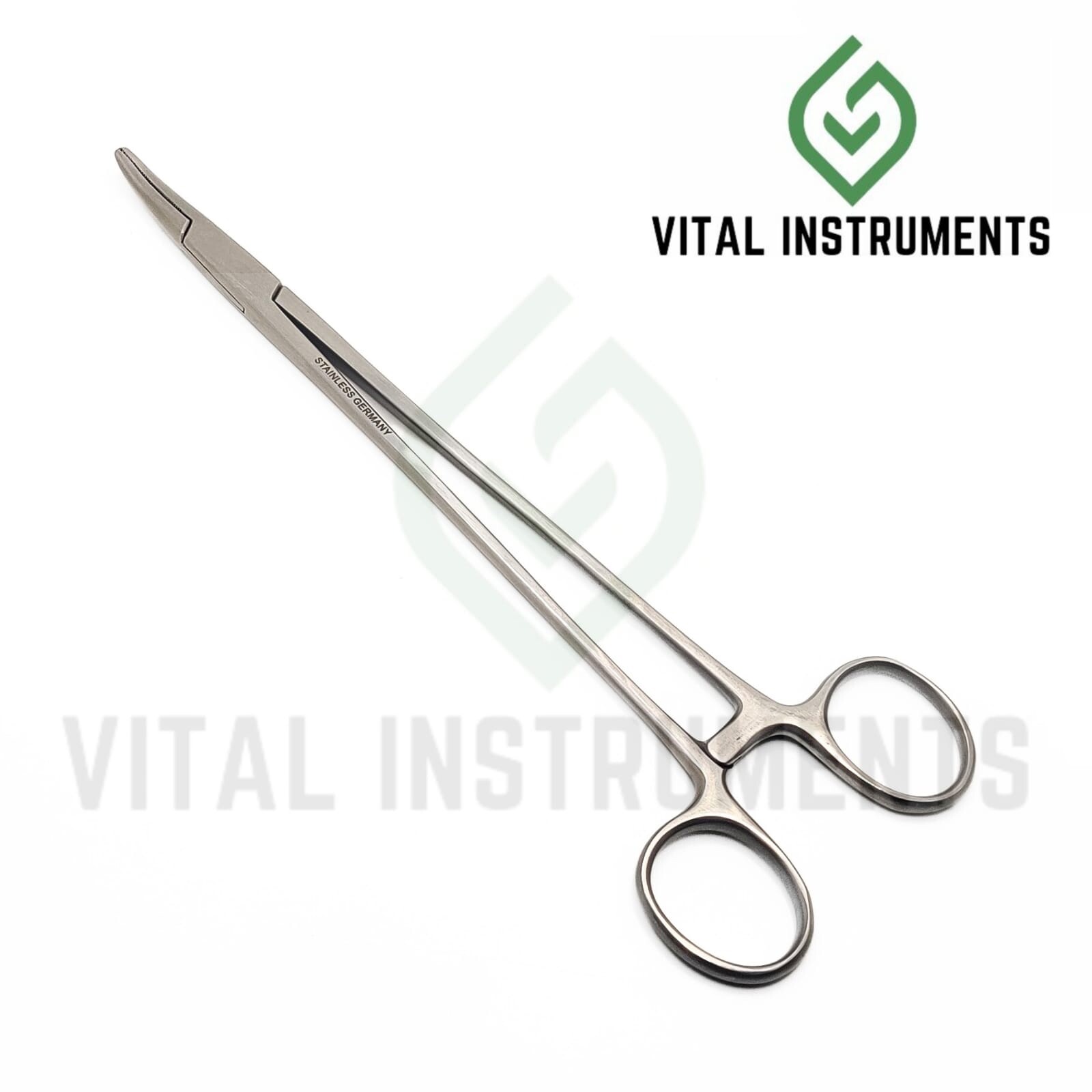 Heany Needle Holder 8-1/2" Curved Inserts Matt Finish Surgical ...