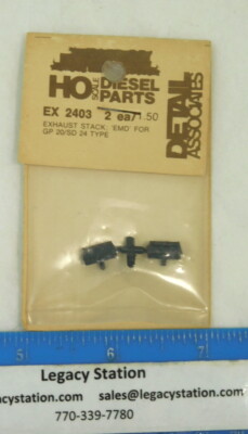 Detail Associates EX-2403 HO Exhaust Stack For GP20/SD 24 Type Part | eBay