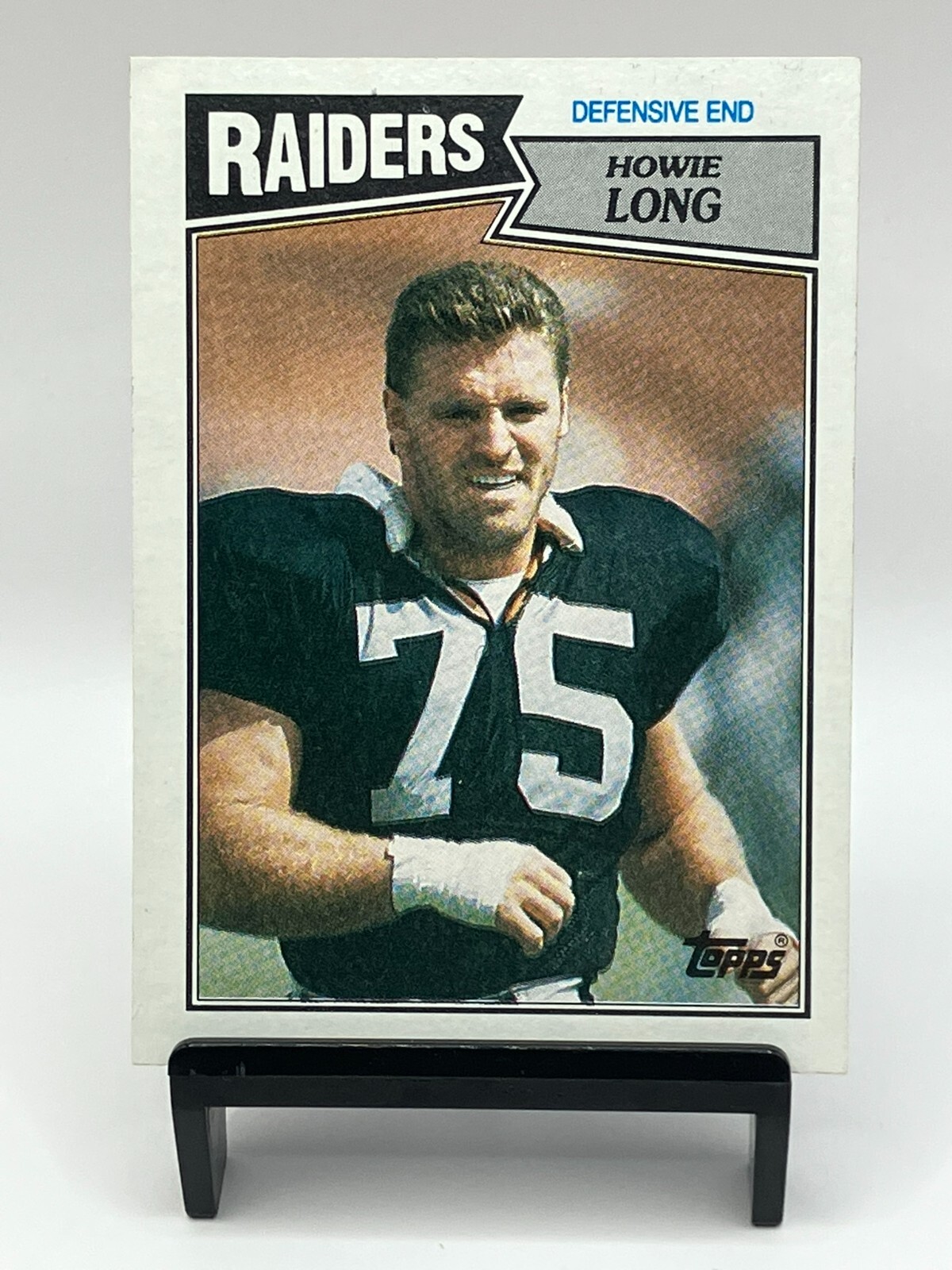 1987 Topps Howie Long NFL Football Card No. 220 Los Angeles Raiders | eBay