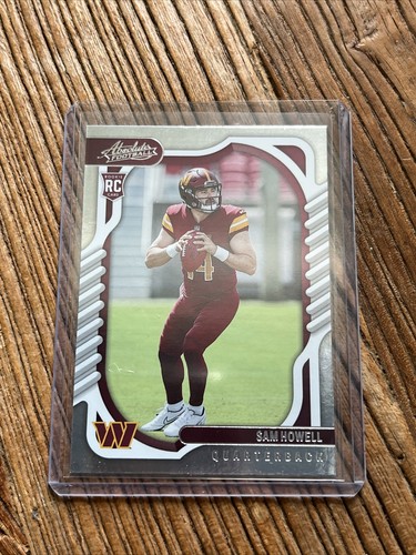 2022 Panini Absolute Sam Howell Rookie Card Base No. #105 Commanders | eBay