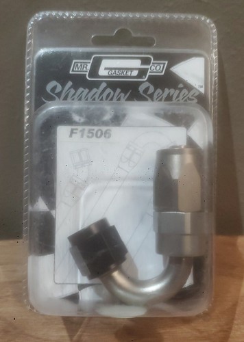 MR GASKET SHADOW SERIES AN FITTING F1506 150 DEGREE FOR -6 BRAIDED HOSE ...