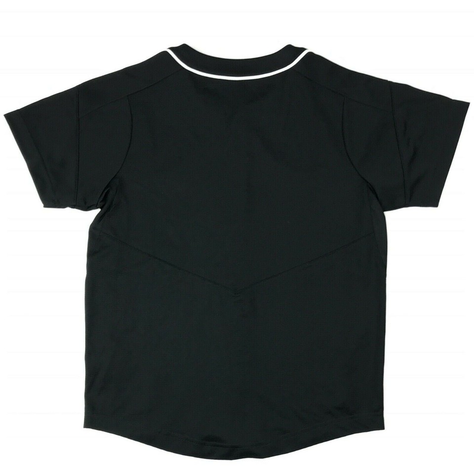 New Nike Vapor Dinger Full Button Baseball Jersey Boy's Medium 818544 ...