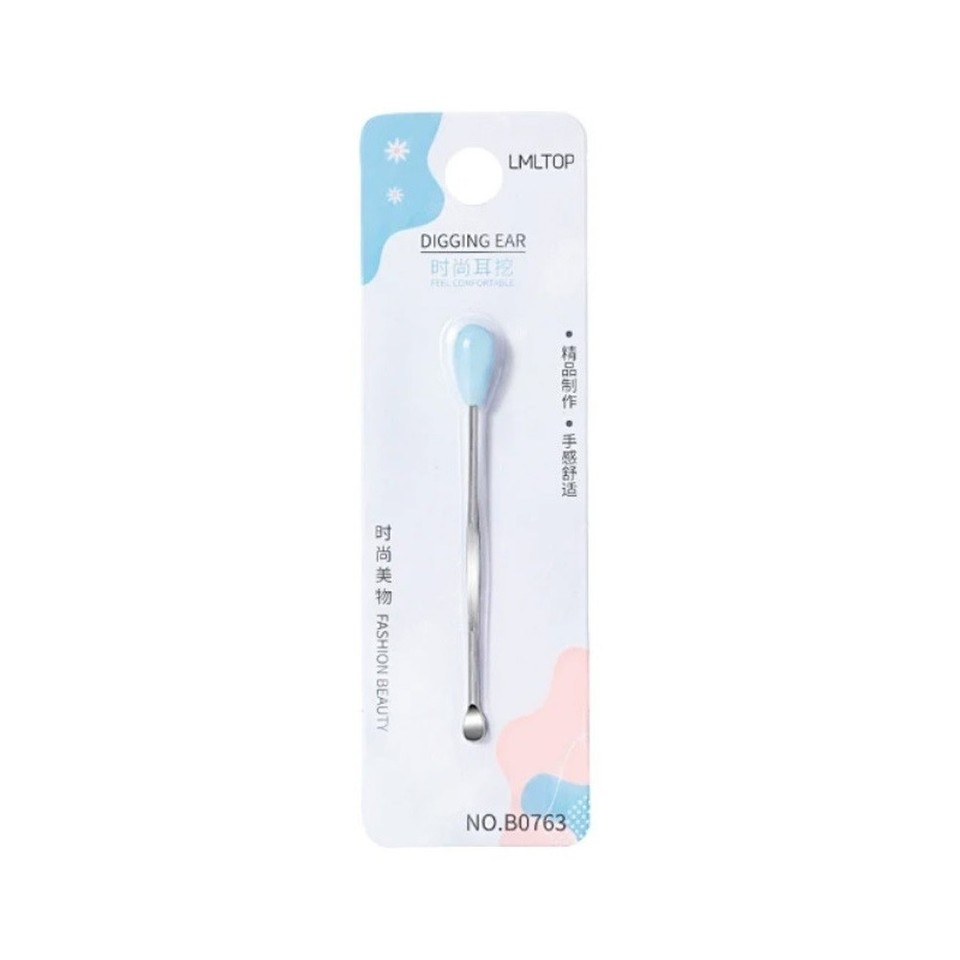 Ergonomic Stainless Steel Ear Wax Cleaner with Smooth Round Spoon Shape ...