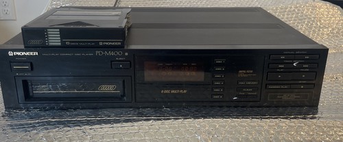 Pioneer Multi-Play 6 Disc Changer Player PD-M400 CD Player Works Well ...