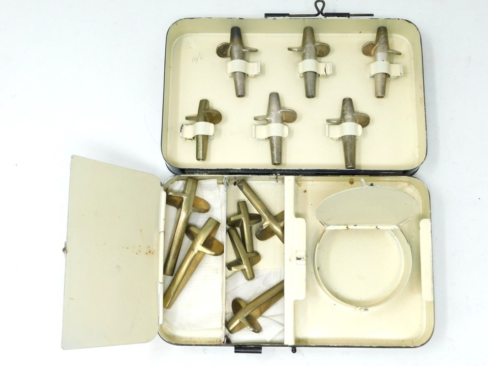 Vintage Hardy Bros. Lure Box, With 10 Brass Devon Baits - CC145 | eBay