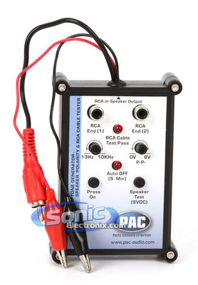Rca speaker wire polarity tester