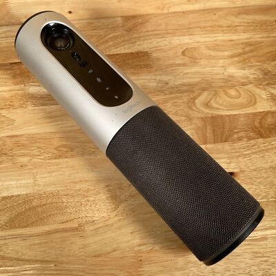 Logitech V-R0004 Black/Silver Portable Bluetooth Conference Webcam ...