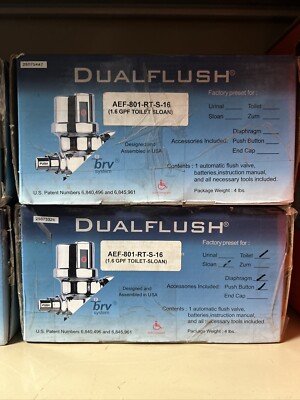Automatic AEF-801 Dual flush Sloan Toilet | eBay