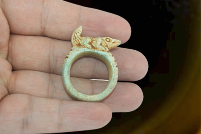 Rare Ancient Egyptian Antique Ring of Sobek Crocodile Civilization BC ...