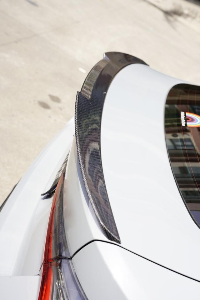 For BMW I4 G26 430i 440i 2021-2025 Real Carbon Fiber Rear Trunk Spoiler ...