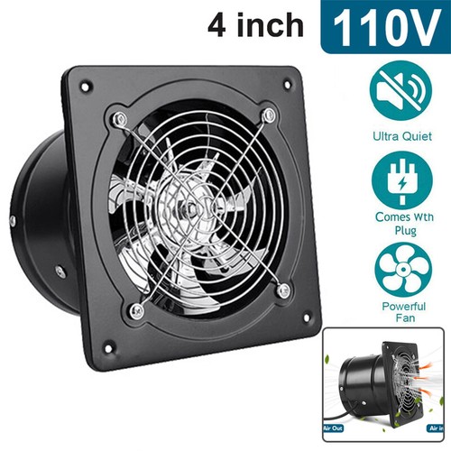 4 Inch Exhaust Fan Stainless Steel Industrial Vent Blower for Outrdoor ...