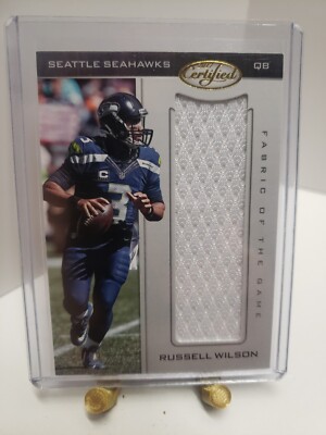 2017 Panini Certified Fabric Of The Game Russell Wilson Patch SP /99 🔥 ...