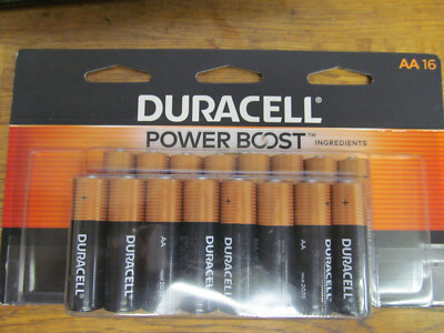 NEW FACTORY SEALED 16PK DURACELL POWER BOOST AA BATTERIES EXP 2035 1.5V ...