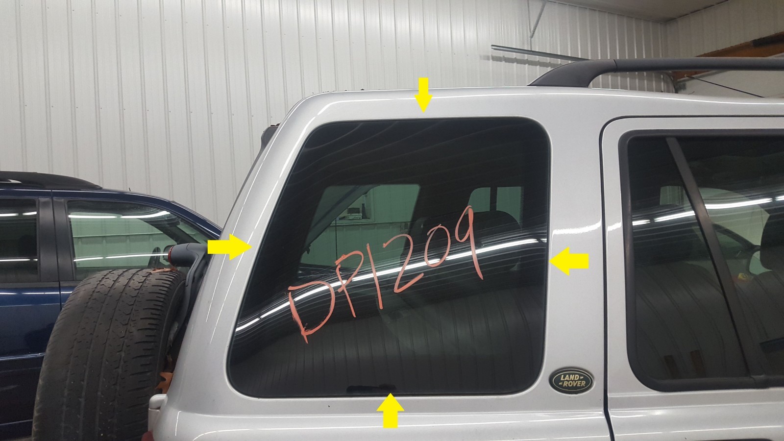 2002 ROVER FREELANDER PASSENGER RIGHT PRIVACY TINT QUARTER GLASS WINDOW ...