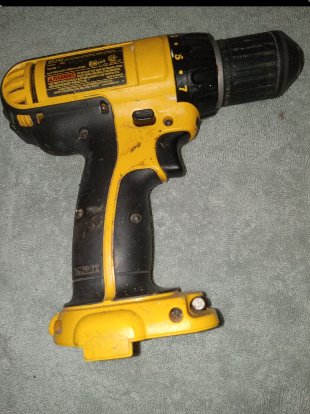 DEWALT+DC742+12v+NiCd+3%2F8%22+Cordless+Drill%2Fdriver for sale online ...