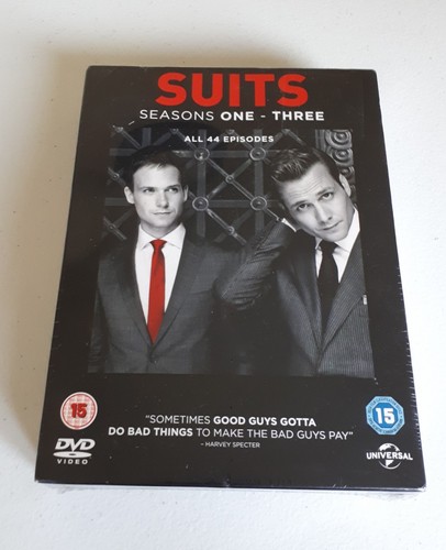Suits Suites Complete Series Collection 1-3 DVD Box Set Season 1 2 3 UK ...
