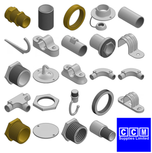 20MM GALVANISED STEEL CONDUIT ACCESSORIES | eBay