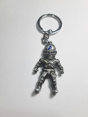 Marvel Captain America key chain Silver Alloy High Quality Free ...