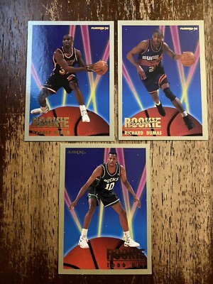 1992-93 Fleer Rookie Sensations Harold Miner #16 of 24. Three Card Lot ...
