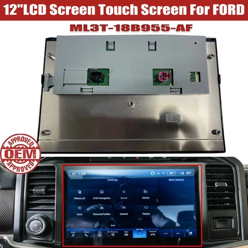 12" LCD Touch Screen Display NL1T-14F180-FB For 2021-2024 FORD F150 F ...