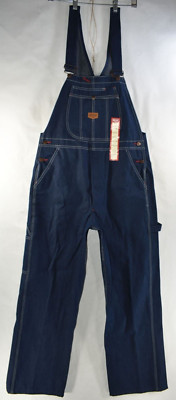 New Red Kap Bib Overalls Carpenter Classic Fit Blue Jean Denim Mens ...