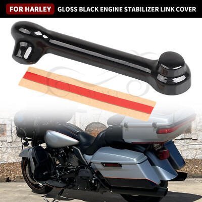 Gloss Black Engine Stabilizer Link Cover For Harley Street Glide FLHXS ...