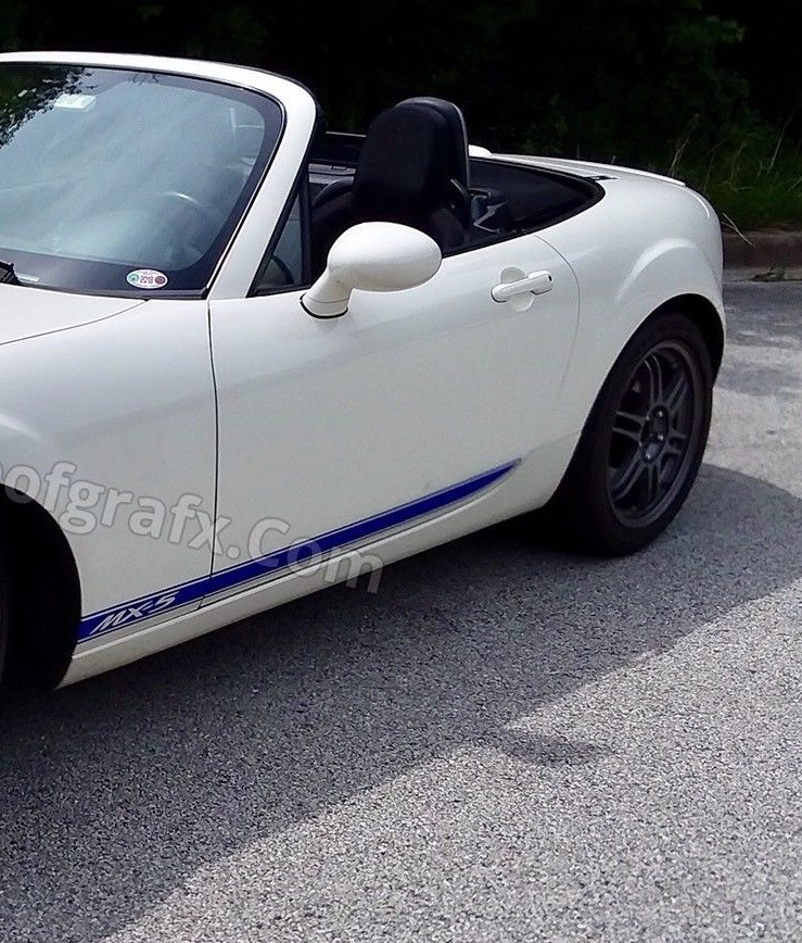 Door Stripe Stripes fit Mazda Miata MX-5 NC ND Decal Decals Graphic | eBay