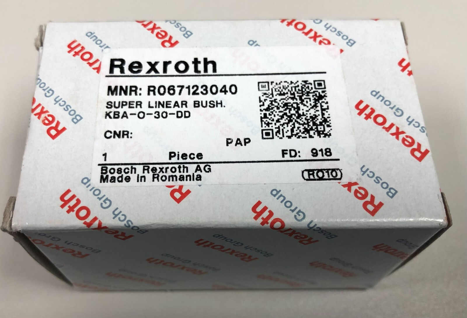 REXROTH (BOSCH) R0671 230 40 (KBA-O-30-DD) -Open Super Linear Bushing ...
