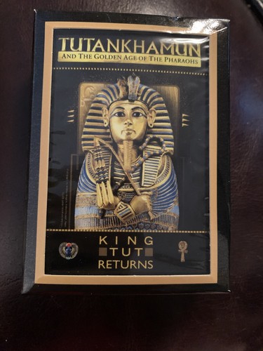 Gemaco Tutankhamun Poker Playing Cards Plastic Coated King Tut Returns ...