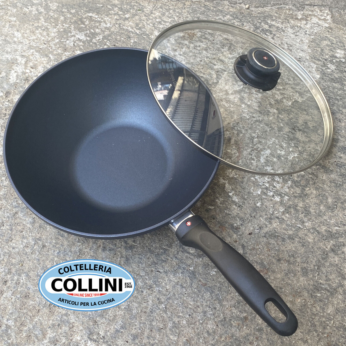 Swiss Diamond - Wok Cm. 28 C. Lid - Induction | eBay