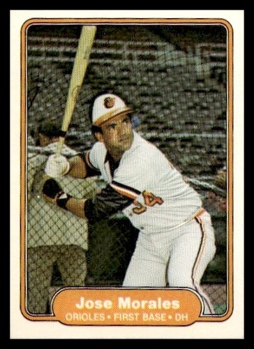 1982 Fleer #173 Jose Morales Baltimore Orioles Baseball card | eBay