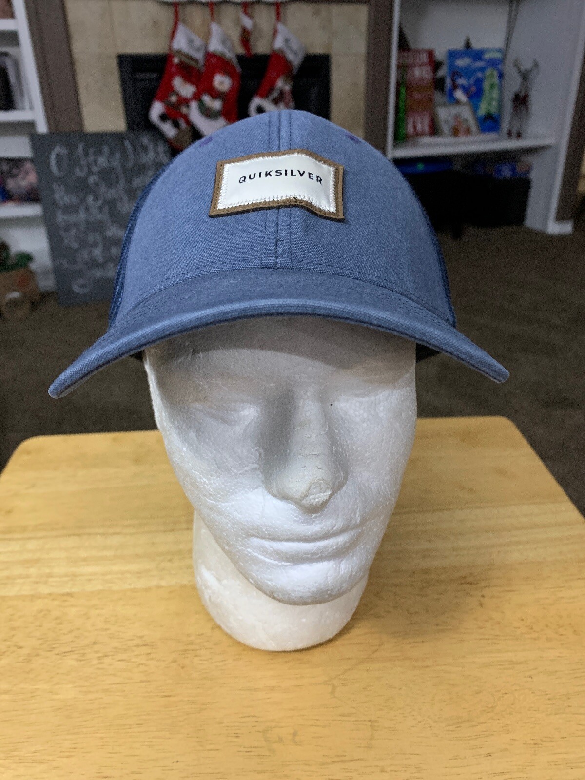 Quicksilver Surfer Hang Ten Big Waves Mesh SnapBack Baseball Cap ...