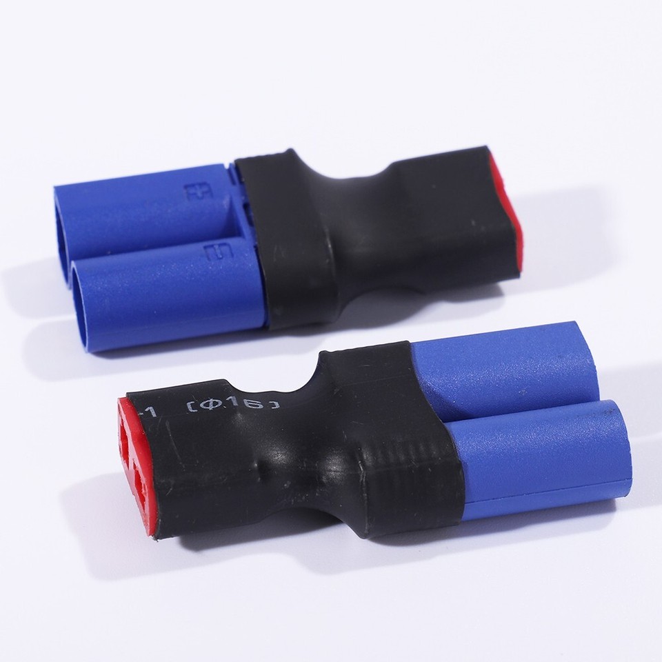 2 Pcs EC5 Male to Female Deans T-Plug Connectors Adapter No Wire | eBay