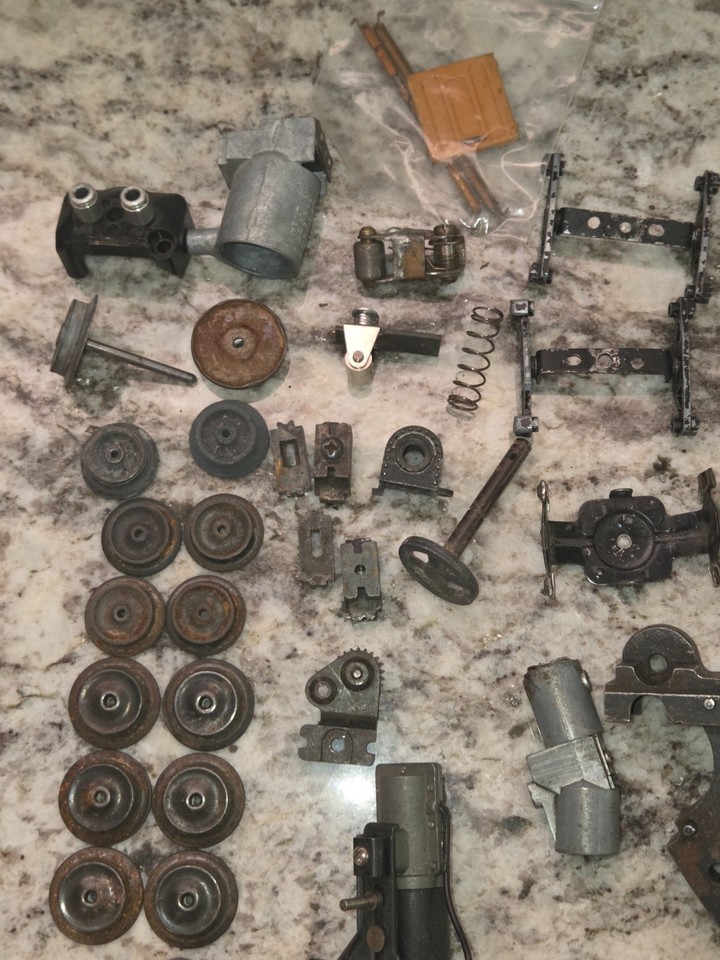 Junk Drawer Lot, Train Parts, Lionel track Pins, Insulators, Smoke ...