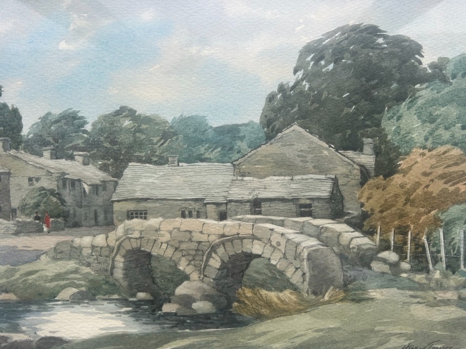 Harry Turner Wycoller Village Lancashire Original Vintage British ...