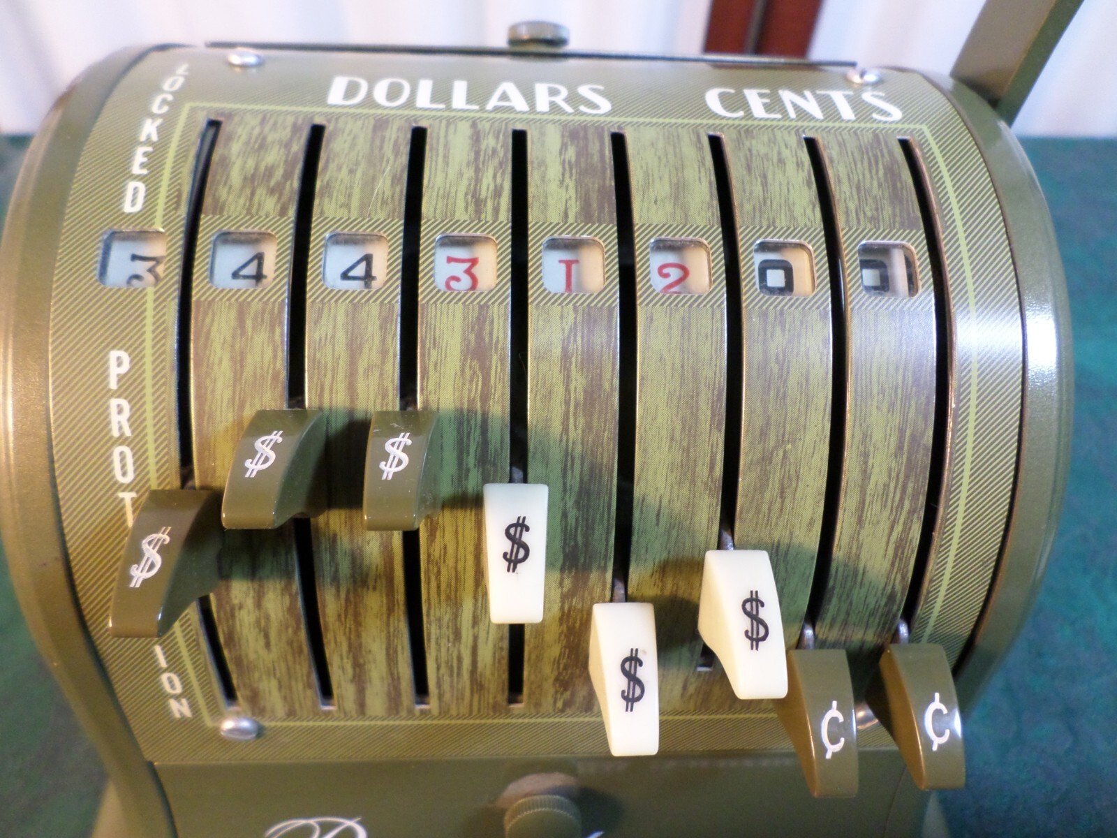 Vintage Paymaster Ribbon Writer Check Writer w/Key Lock Protection ...